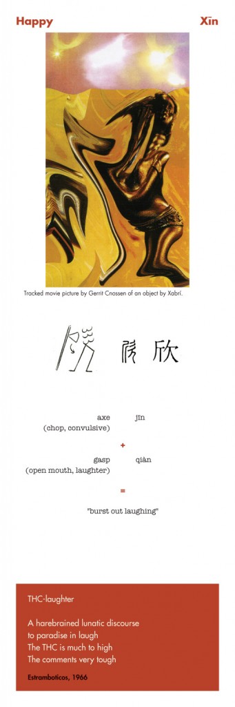 Happy - Xin is the Chinese character of the week at China-Y